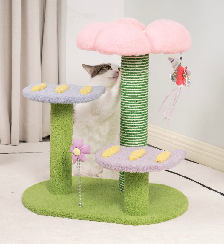 Tulip And Butterfly Cat Tree – pppet.ca