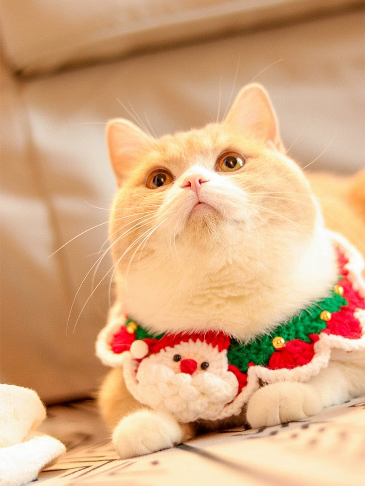Christmas Santa Claus Crochet Collar – pppet.ca
