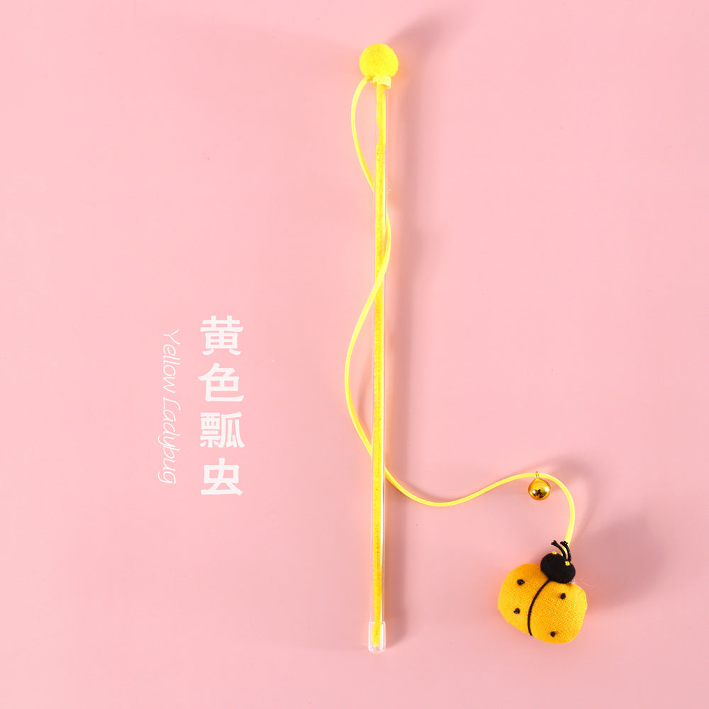 Cat Wand Toy Ladybug – pppet.ca
